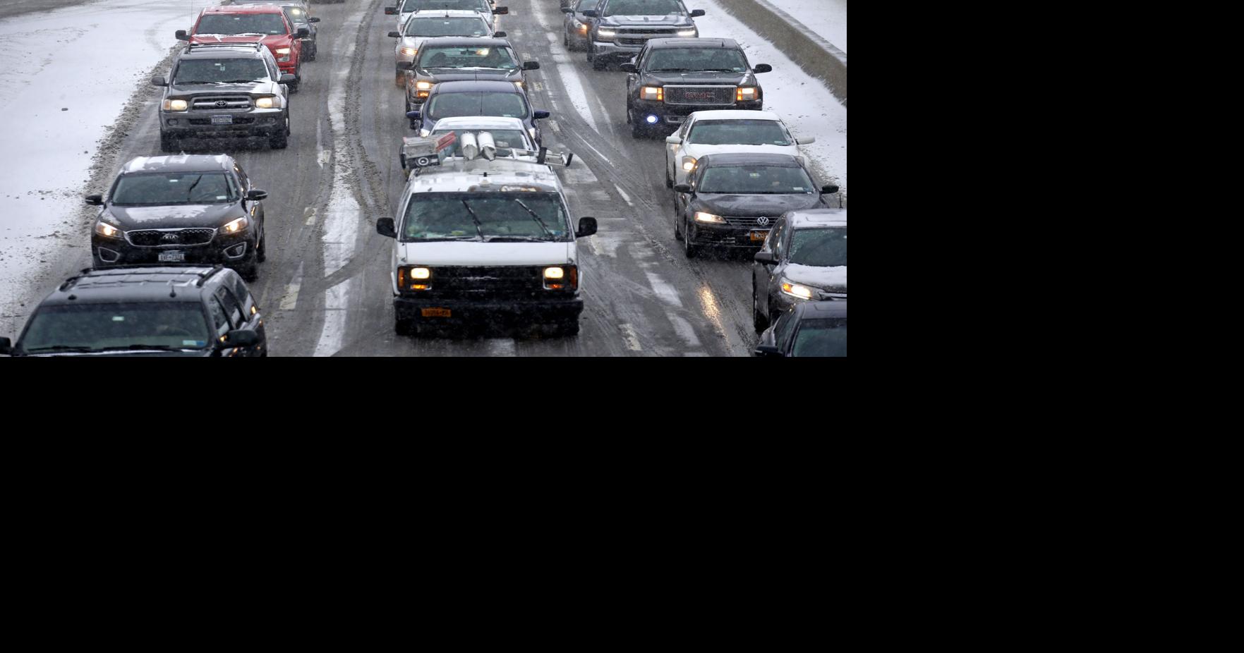 Thursday snow slows Buffalo traffic; warmer temps are coming