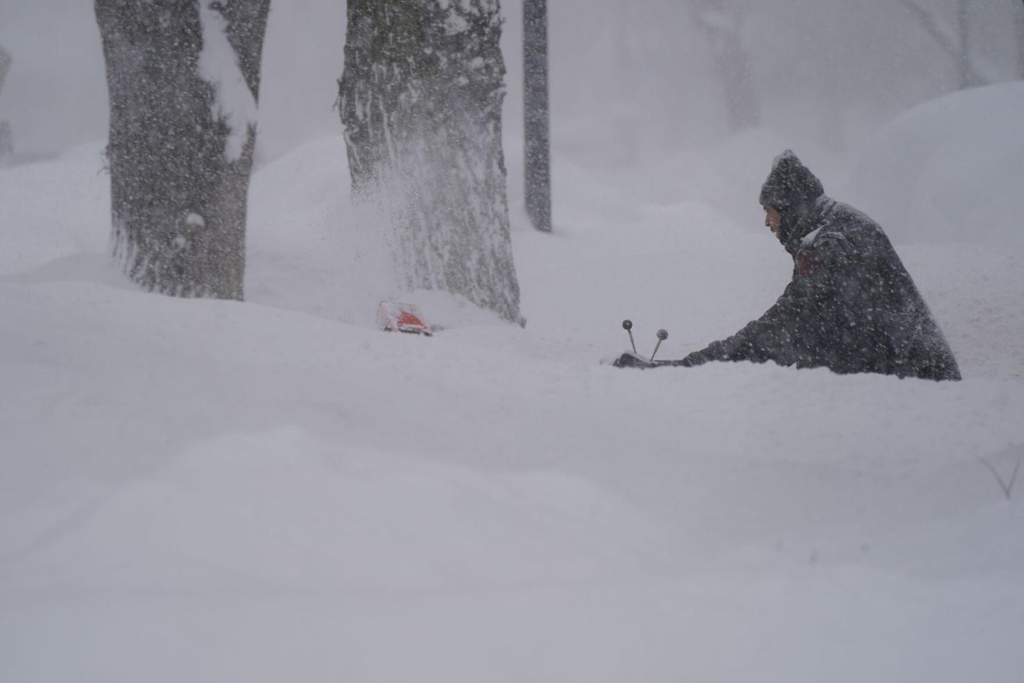Photos: Relentless lake-effect storm continues to bury Buffalo area