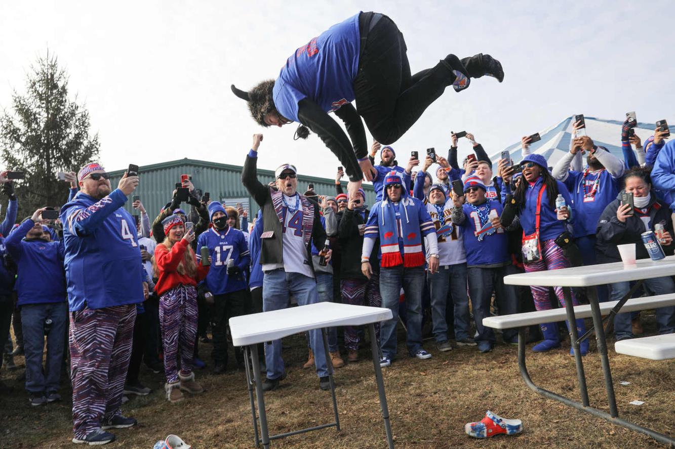 How diving onto tables at Bills games became symbolic
