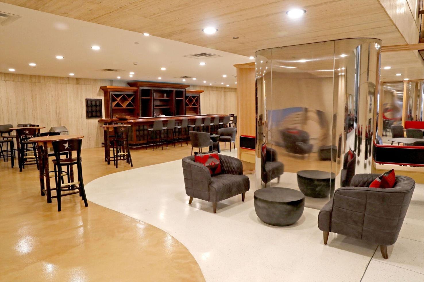 Inside the newly remodeled Seneca One lobby
