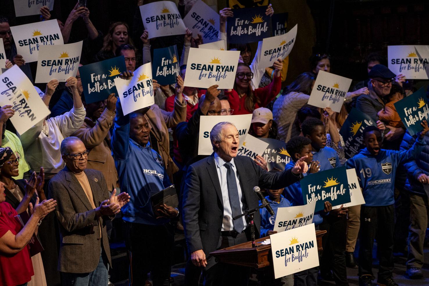 Photos: Senator Sean Ryan announces candidacy for mayor of Buffalo