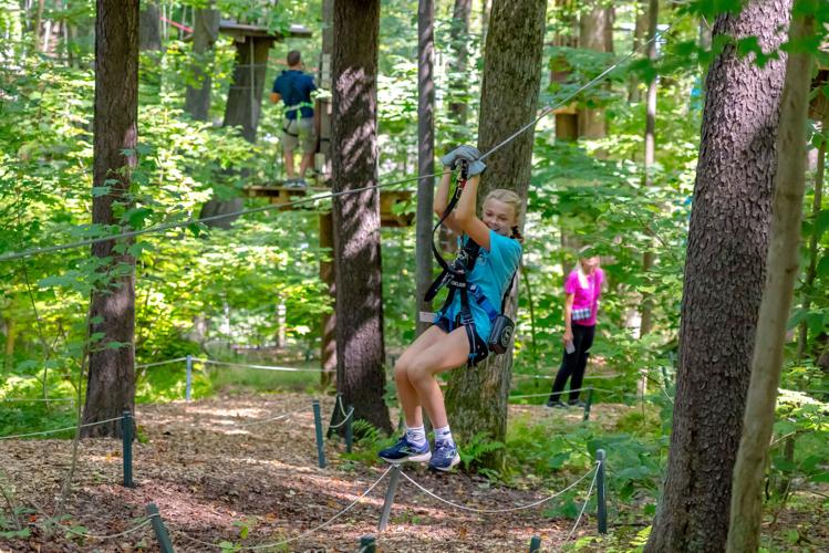Reach new heights on zip lines, ropes and obstacle courses at Buffalo ...