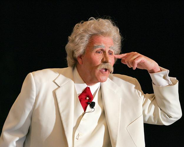 Mike Randall celebrates 50 years as Mark Twain