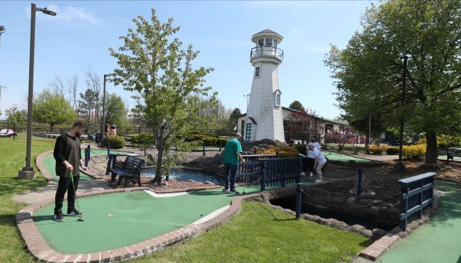 Take a swing at outdoor fun with mini golf, go-karts and more