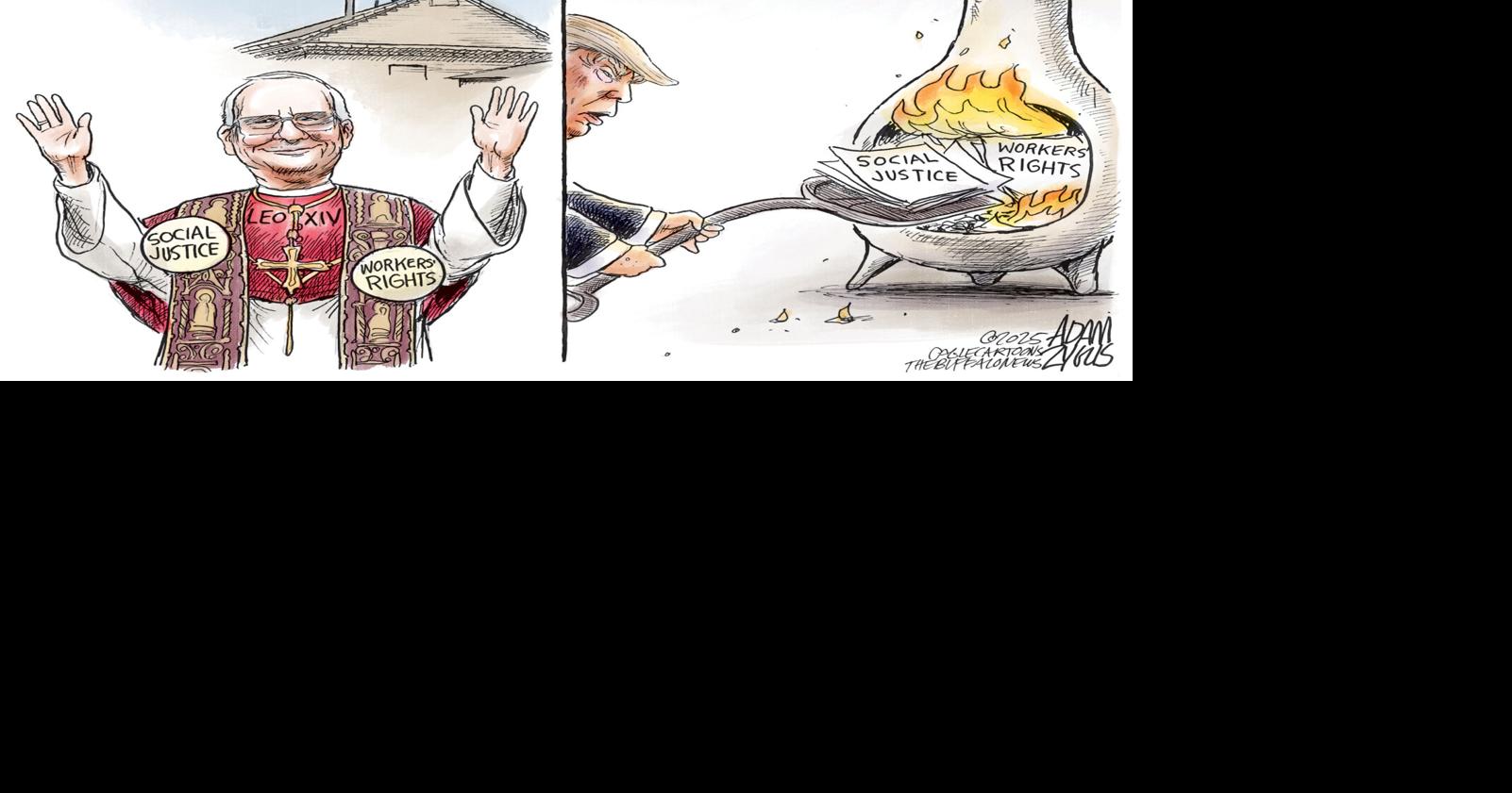 Adam Zyglis: Pope Leo XIV