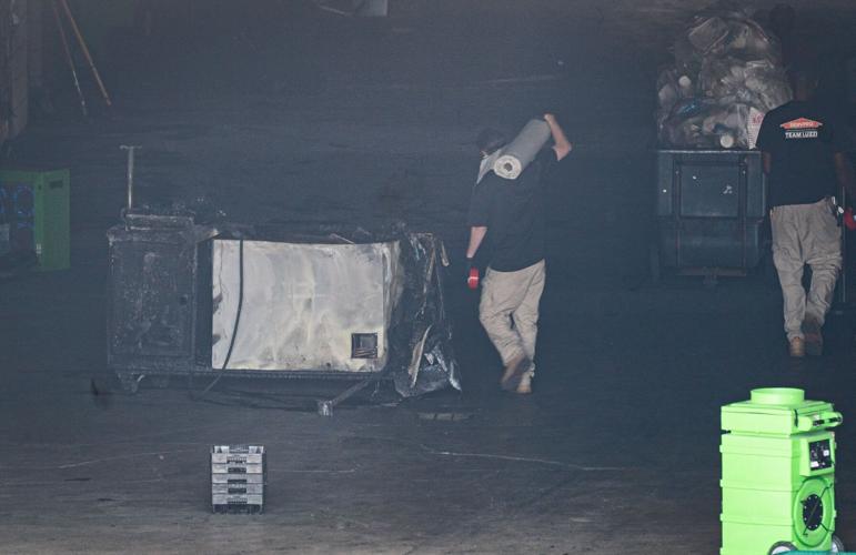 Fire won't stop Bisons, Mark Aichinger Bobblehead Night