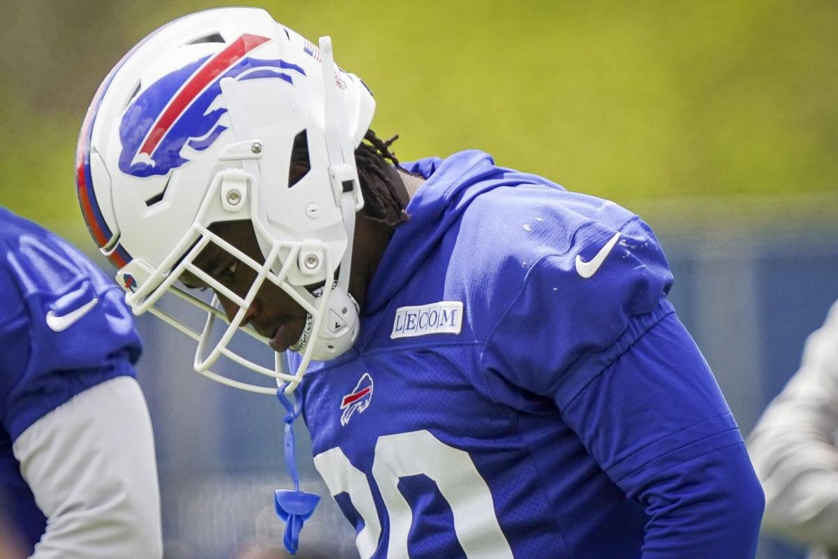 Bills running back Frank Gore Jr. veteran at rookie minicamp