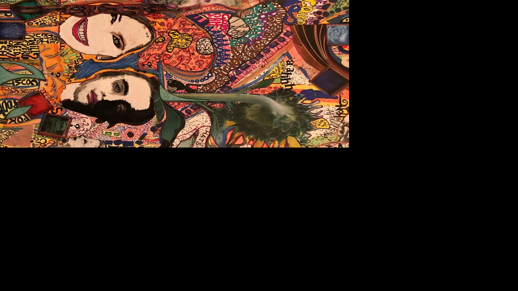 Two artists merge in collaborative exhibit 'Combination of the Two ...