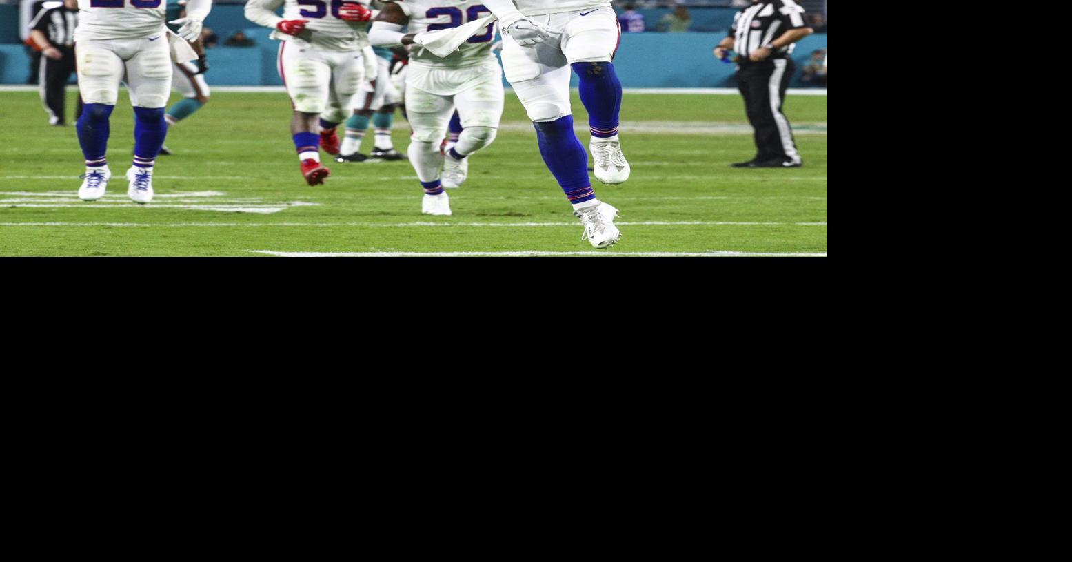 Projected Bills depth chart following the draft