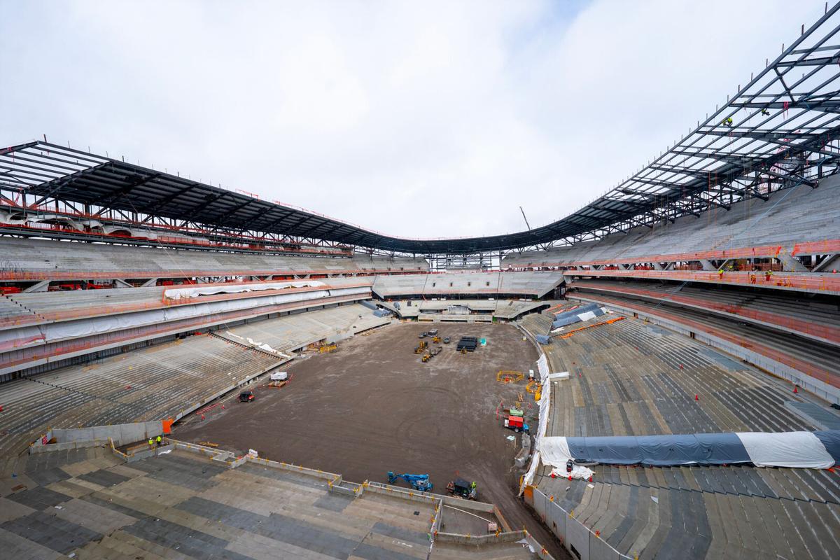 Photos: Construction continues at the New Highmark Stadium home of the ...