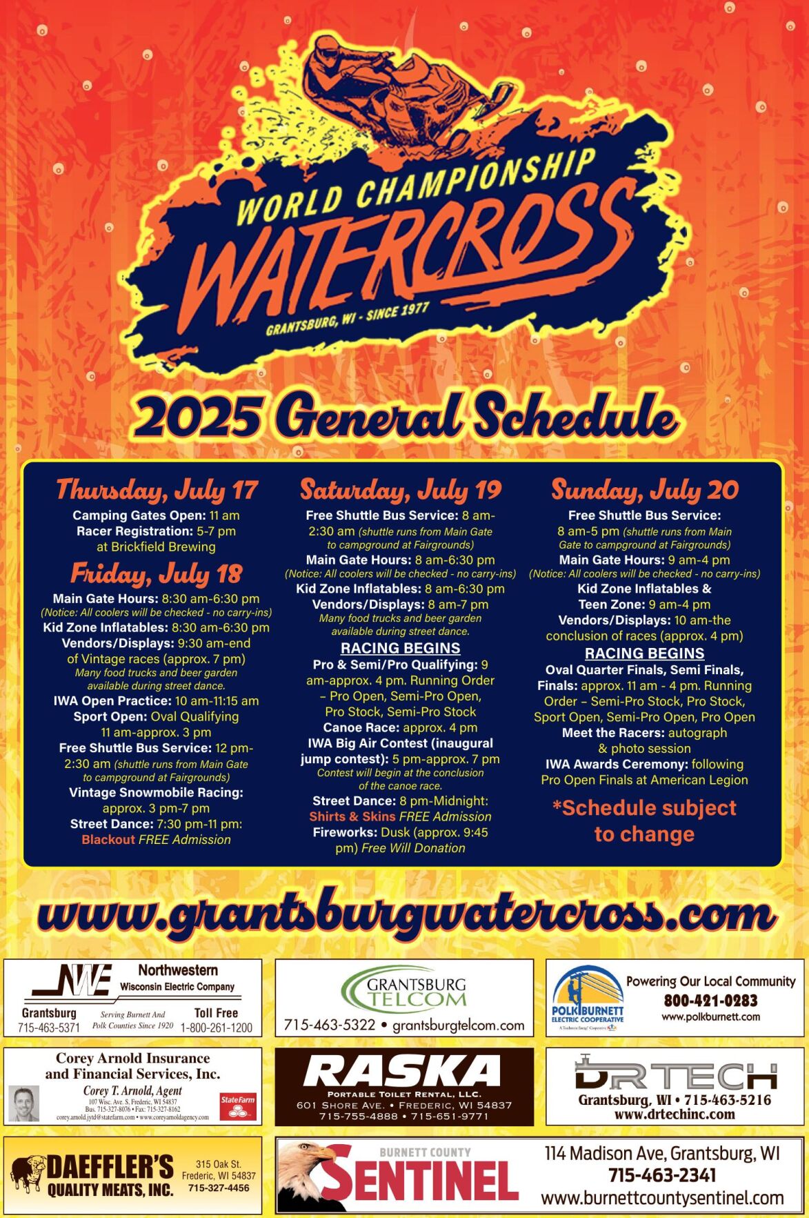 World Championship Watercross 2025 | News | burnettcountysentinel.com