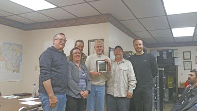 Webster Village Board honors Spafford | News | burnettcountysentinel.com