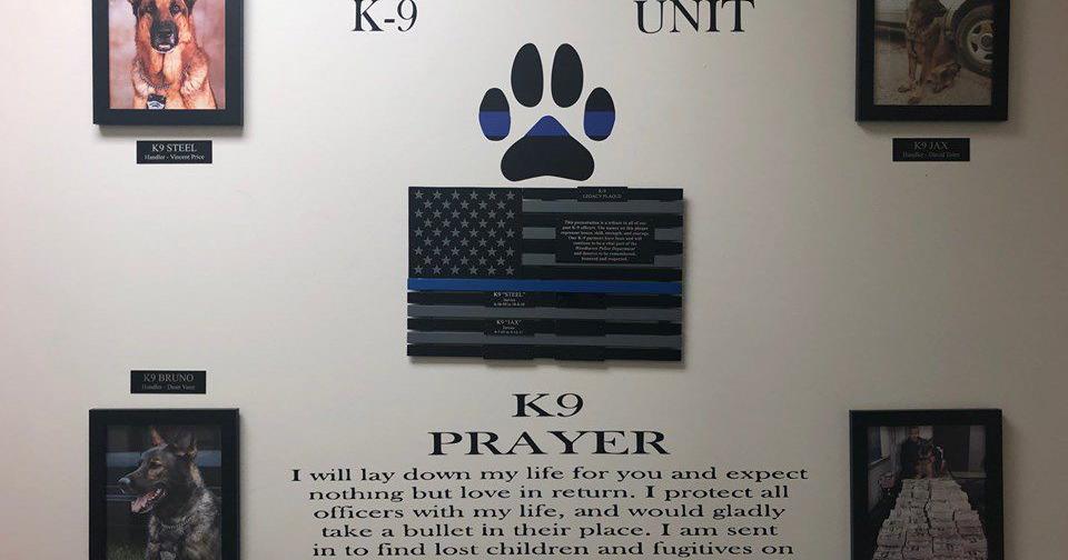 Woodhaven honors beloved past, present police dogs in wall tribute with ...