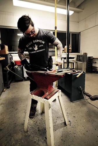 Welder launches blacksmithing business in Lincoln Park | News ...