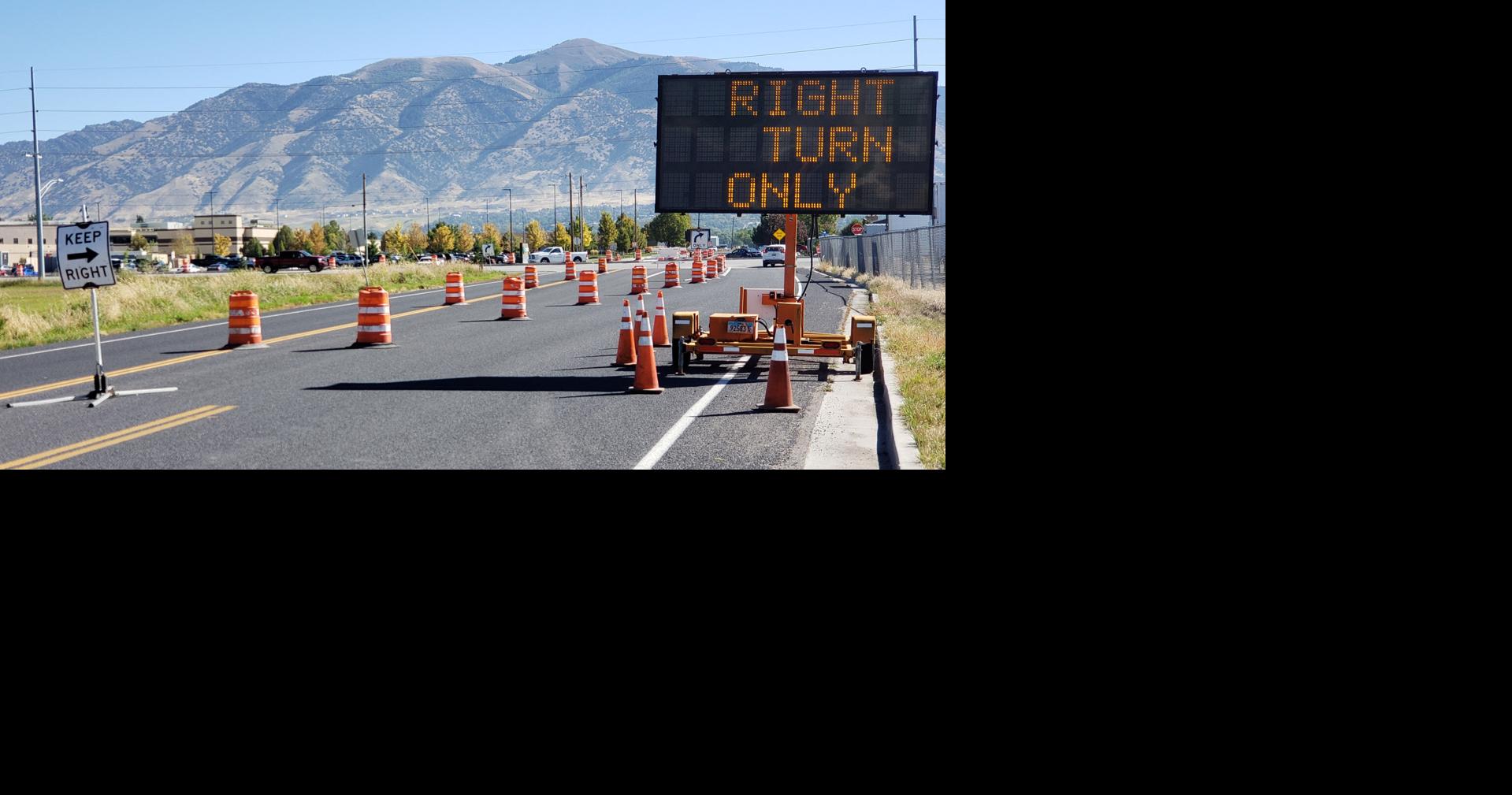 UDOT completes medians along 1000 West to restrict traffic at 1800 ...