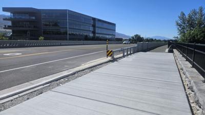 100 West thoroughfare now open connecting downtown and south end of ...