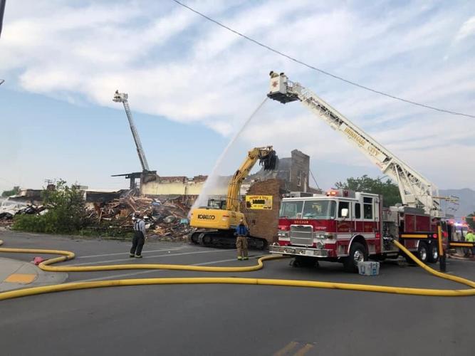Fire destroys historic building in Tremonton | Local News ...