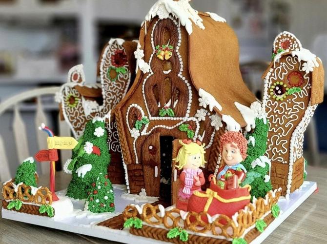 Preston woman wins gingerbread house competition two years in a row ...