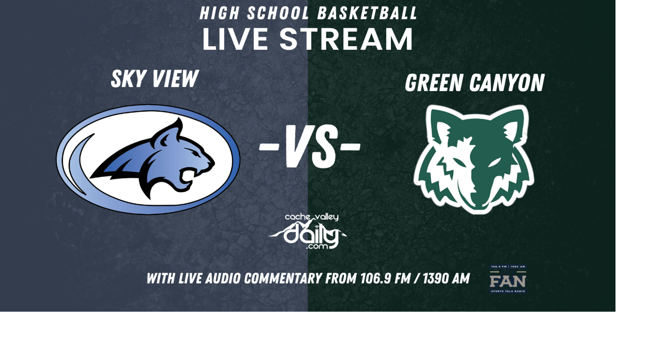 LIVESTREAM: Sky View Bobcats vs Green Canyon Wolves boys basketball ...
