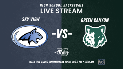 LIVESTREAM: Sky View Bobcats vs Green Canyon Wolves boys basketball ...