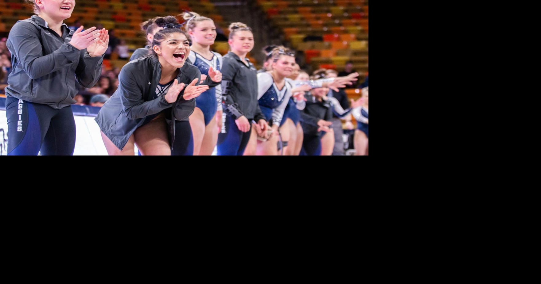 PHOTO GALLERY: USU 193.950, BYU 194.575 gymnastics | Photo Galleries ...