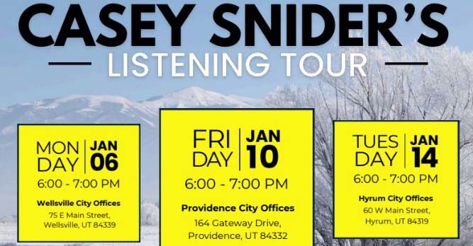 Cache Republicans invite local residents to join Casey Snider listening ...
