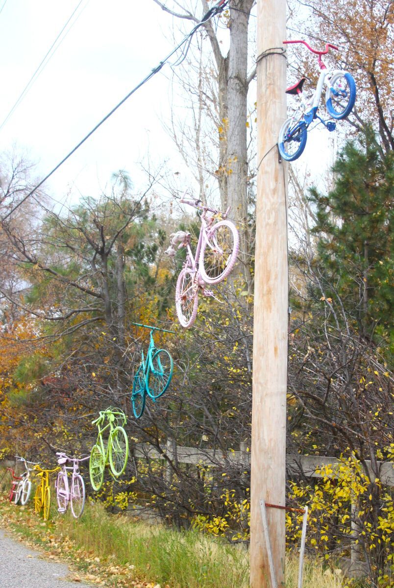 Yard art along Old Hwy 38 in Box Elder County is worth a drive to ...