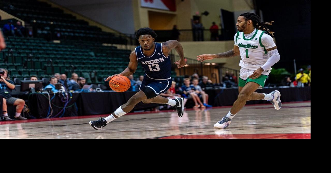 Falslev scores 28 as USU downs North Texas to remain unbeaten | Sports ...