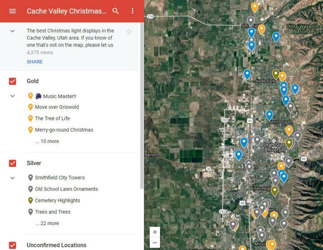 Interactive map shows you where all the best Christmas lights are in ...