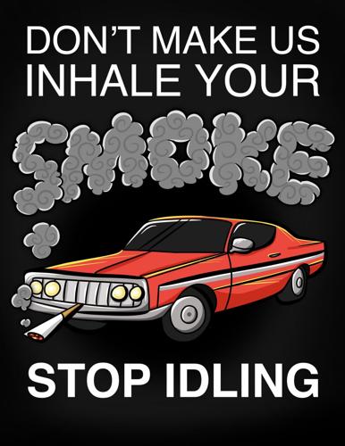 stop idling poster