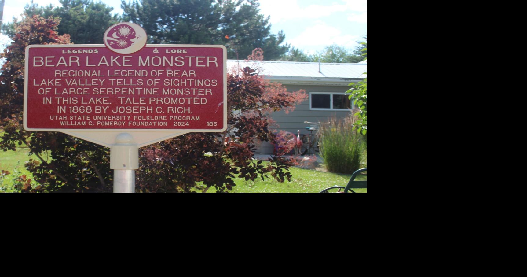 Bear Lake Monster memorialized with Garden City marker | News ...