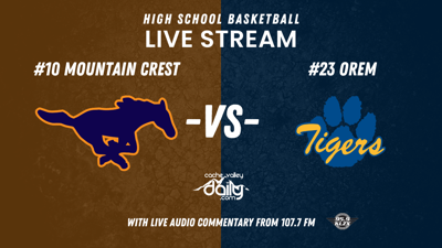 LIVESTREAM: #10 Mountain Crest Mustangs vs #23 Orem Tigers in 4A girls basketball playoffs | Feb ...