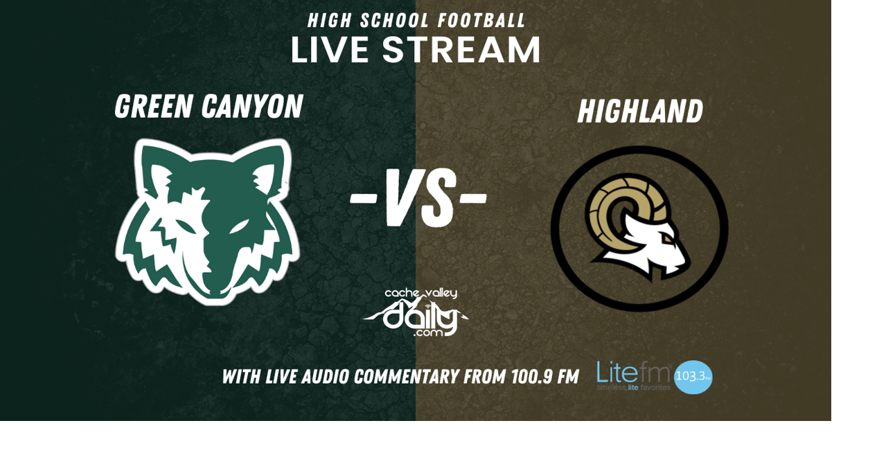 LIVESTREAM: Green Canyon Wolves vs Highland Rams football | Aug. 25 ...