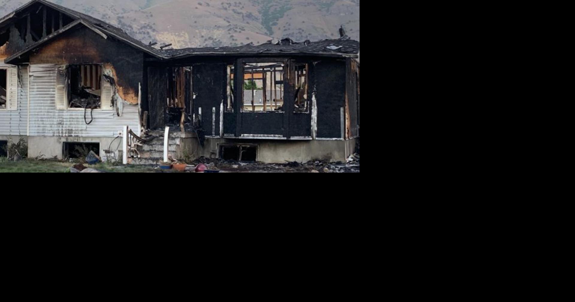 Friends raising money for Hyrum family after devastating house fire ...