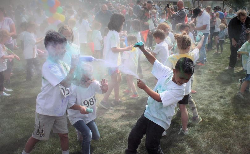 Nibley Elementary School Color Run was a smile maker and fundraiser ...