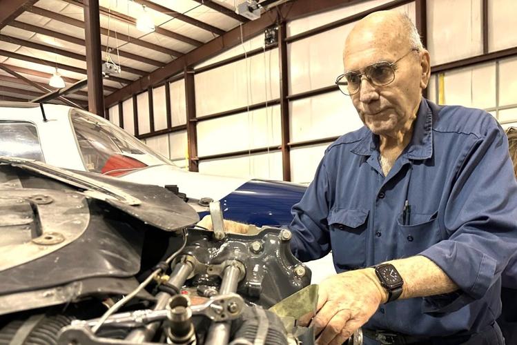 Eighty-two year old airplane mechanic honored for 50 years of service ...