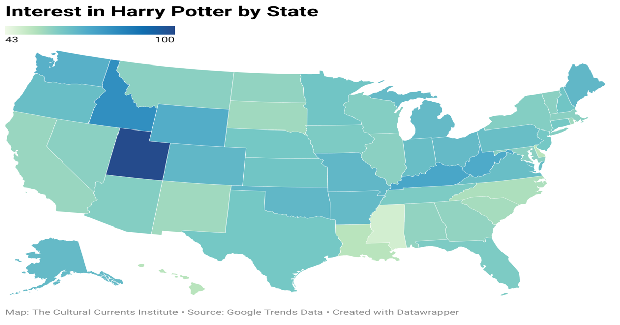 Utah loves Harry Potter more than any other state | Local News ...