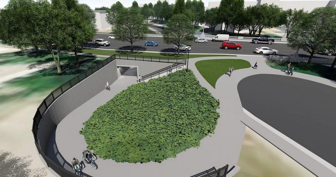 Bike/pedestrian underpass to span South Main Street | Local News ...