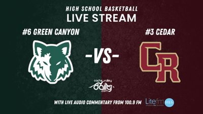 LIVESTREAM: #6 Green Canyon Wolves vs #3 Cedar Reds in 4A girls ...