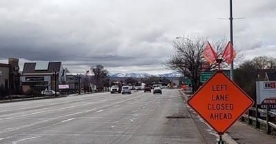 y intersection ahead