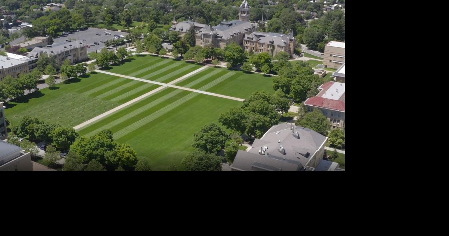 USU’s Quad dons massive Stars and Stripes | Local News ...