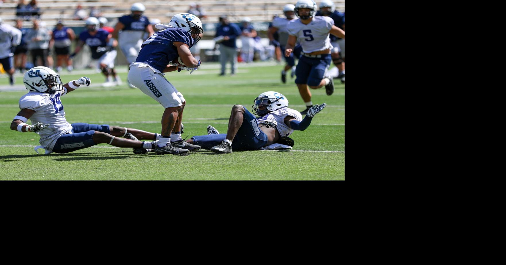 First scrimmage of spring featured new players for Utah State | Sports ...