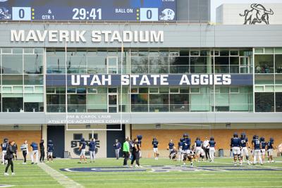 Utah State releases football kickoff times and TV broadcast schedule ...