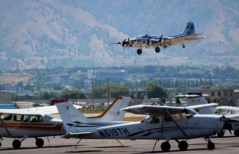 Flying Fortress lands at Logan-Cache Airport | Local News ...