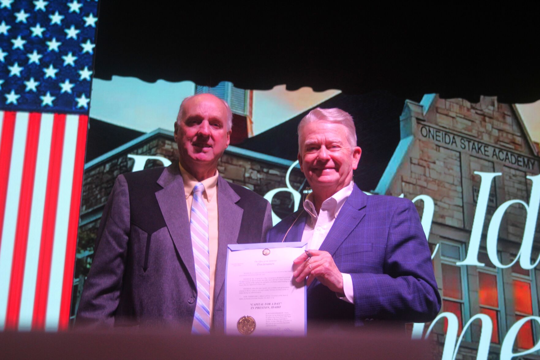 Idaho Governor Brad Little proclaims Preston “Capital for a Day” | News ...