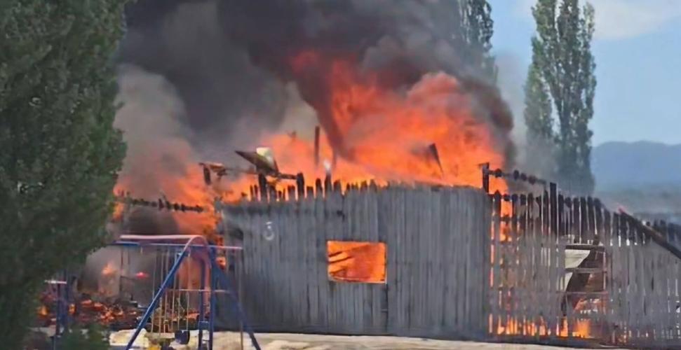Firefighters battle fully engulfed barn fire in Wellsville | News ...