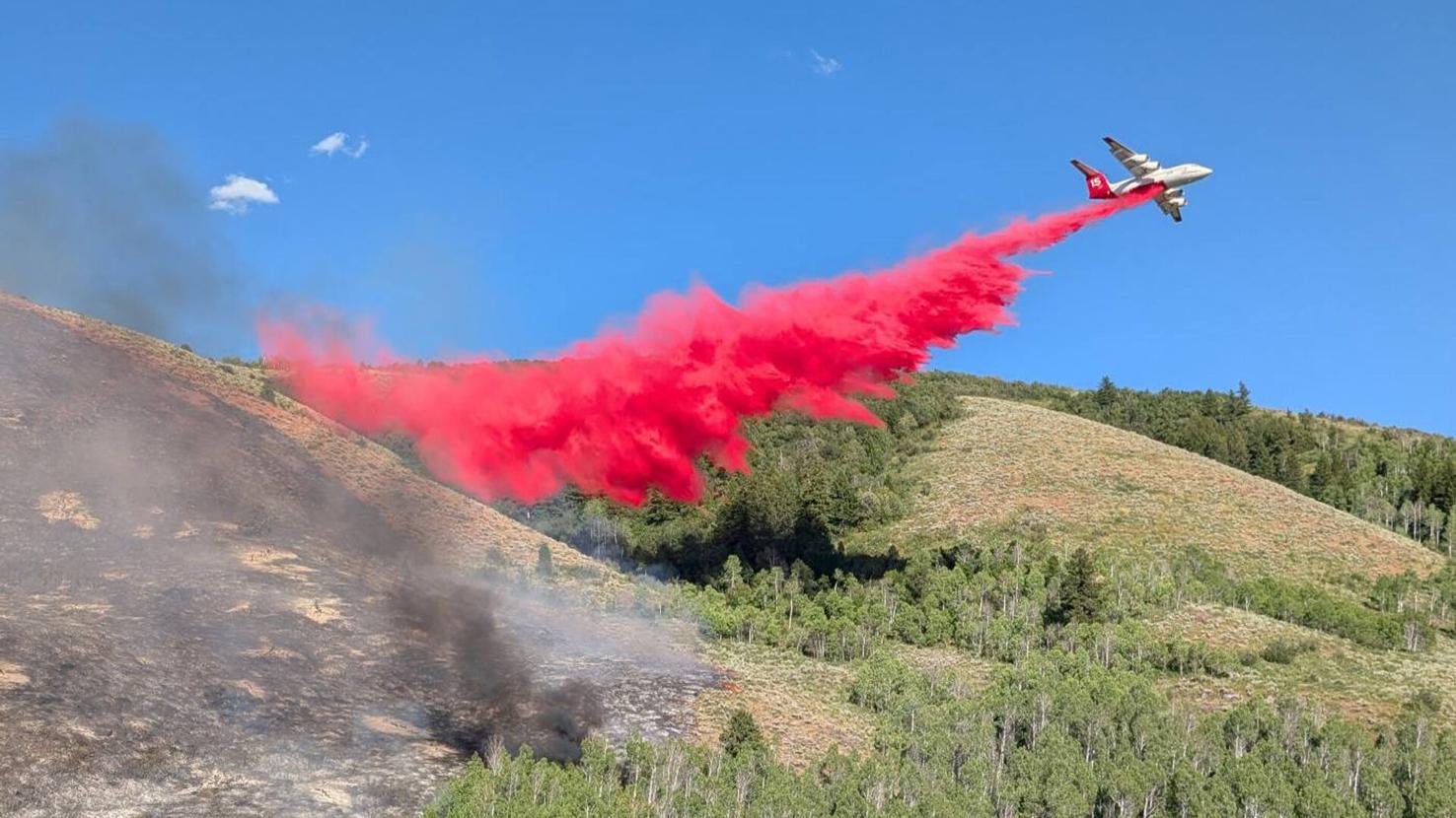 UPDATE: Section of Logan Canyon reopened as crews fight Rick Springs ...