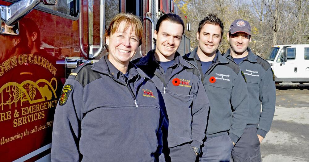 Caledon firefighter only woman in class to graduate as Company Officer