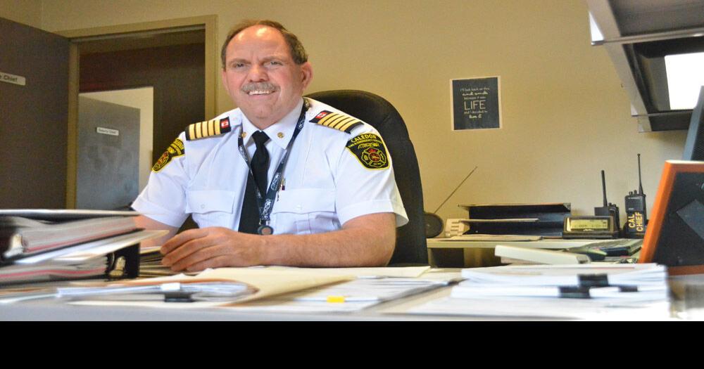 Caledon's new fire chief gets icy welcome... literally