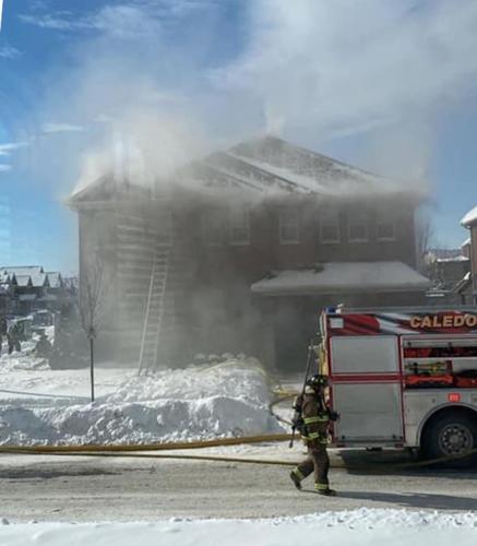 Firefighters forced to battle Caledon East house fire from outside ...